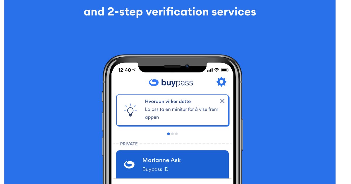 Buypass ID in mobile | Buypass.com